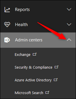 Where Are the Admin Tools for Office 365?