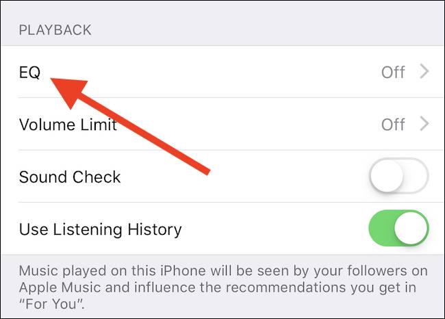 iphone graphic equaliser