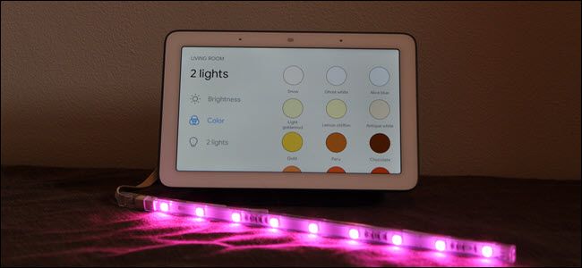 How to Change Your Smart Bulb's Colors From the Google Home Hub Display