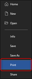 How to Print Comments Only in Word