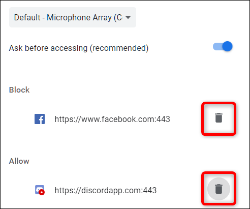 How to Change a Site's Camera and Microphone Permissions in Chrome