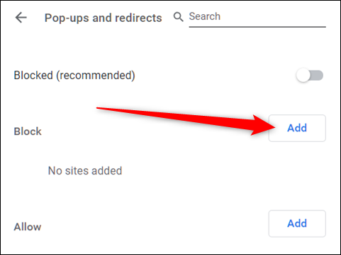 remove pop ups chrome