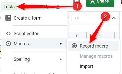 How to Automate Google Sheets With Macros