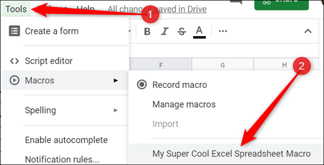 How to Automate Google Sheets With Macros