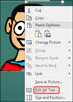 How to Add Alternative Text to an Object in PowerPoint
