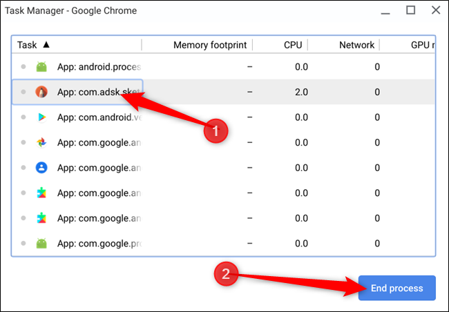 How to Close Unresponsive Chromebook Apps