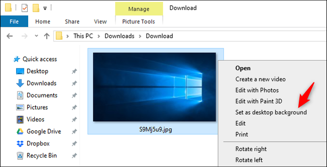 How to Get Windows 10's Old Default Desktop Background Back