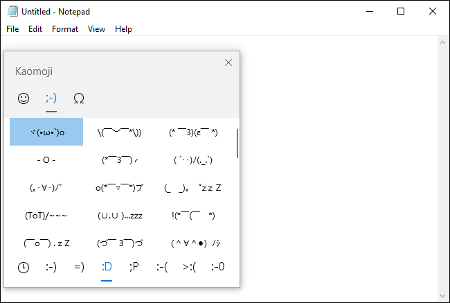 How to Input Kaomoji on Windows 10 (╯° °)╯︵ ┻━┻
