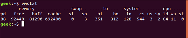 How to Use the vmstat Command on Linux