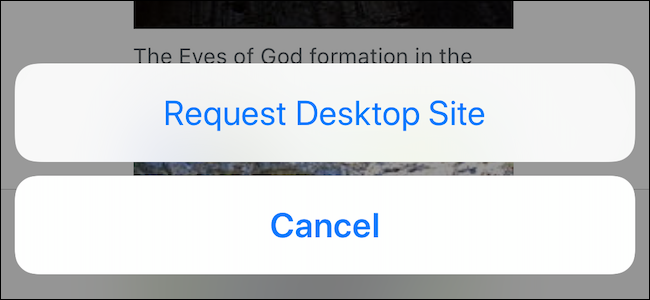 How to View a Desktop Site on Mobile Safari