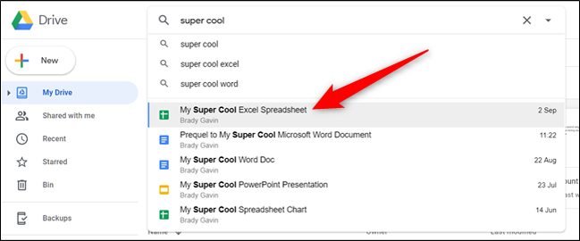 How to Quickly Search Google Drive