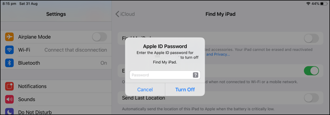 How to Turn Find My iPad On or Off