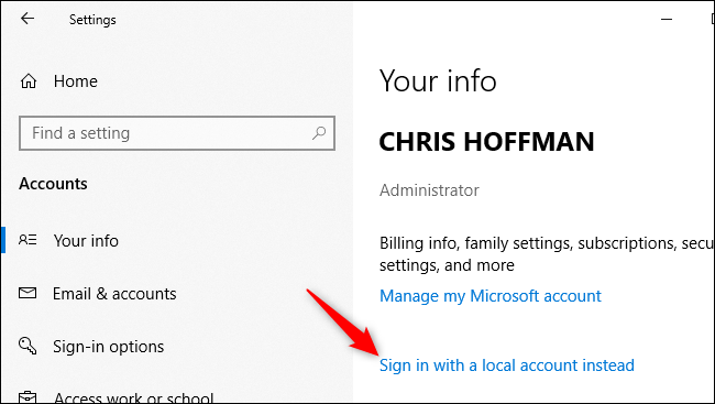 How to Create a Local Account While Setting Up Windows 10