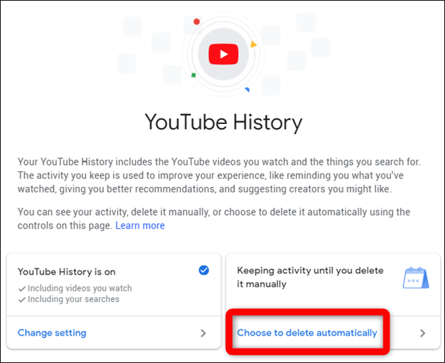 How to Automatically Delete Your YouTube History