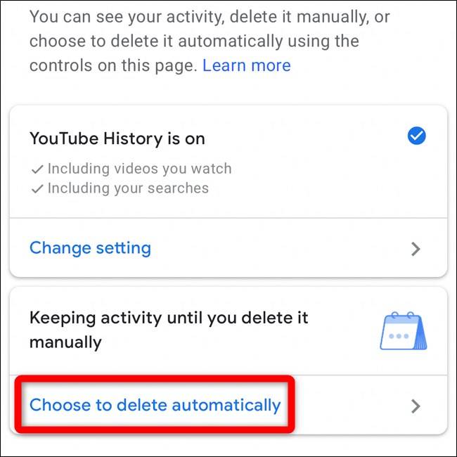 How to Automatically Delete Your YouTube History