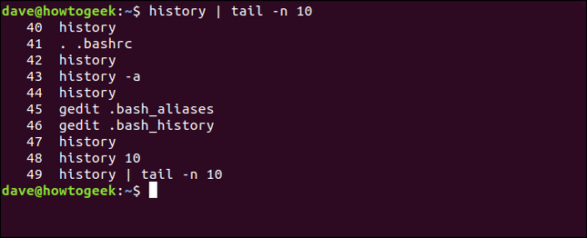 How to Use the history Command on Linux