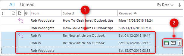 How to Show Quick Action Buttons Over Your Email in Outlook