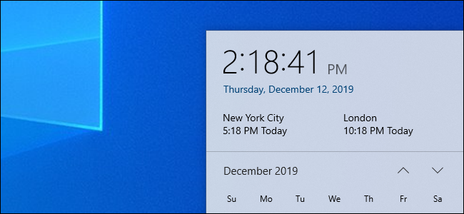 How to See Multiple Time Zone Clocks on Windows 10's Taskbar