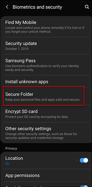 How to Enable the Secure Folder on Samsung Phones