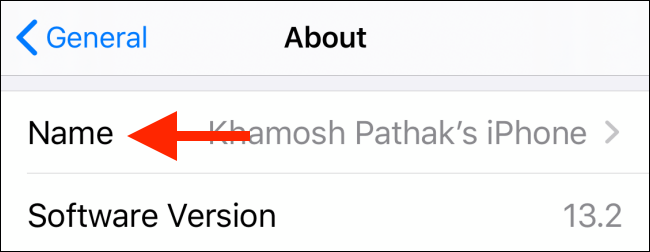 How to Change Your Apple iPhone's Name