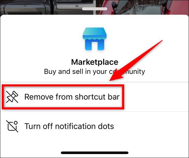 How to Remove Icons from the Facebook App's Shortcut Bar
