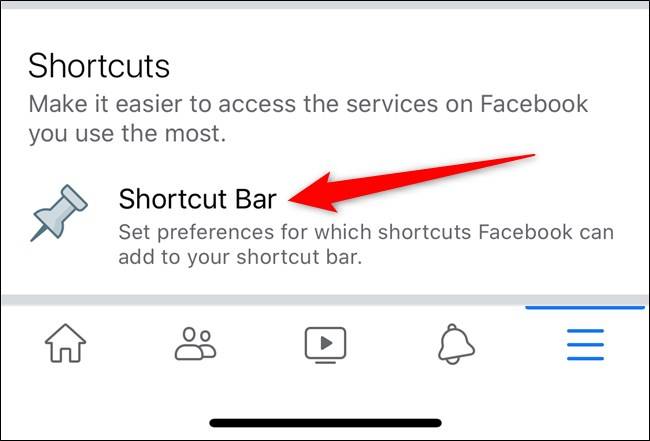 How to Remove Icons from the Facebook App's Shortcut Bar