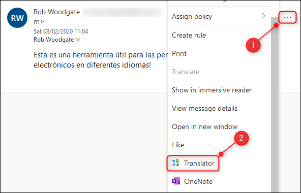 How to Use Outlook’s Online Inline Translation Feature