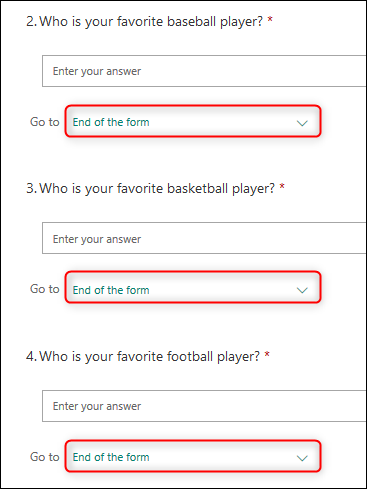 How to Add Branching in Microsoft Forms