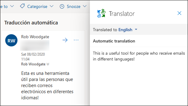 How to Use Outlook’s Online Inline Translation Feature