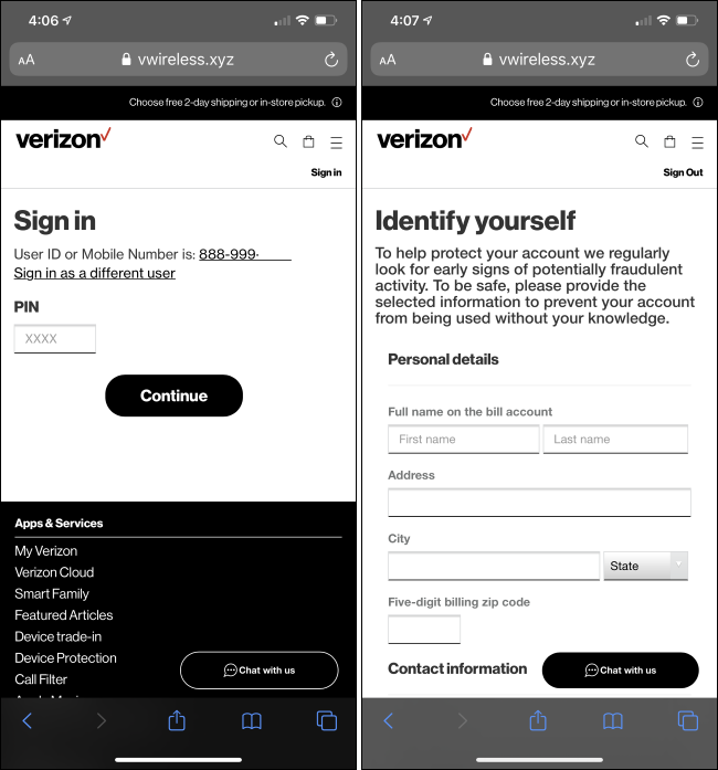 Watch Out: This Verizon Smishing Scam Is Crazy Realistic
