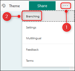 How to Add Branching in Microsoft Forms
