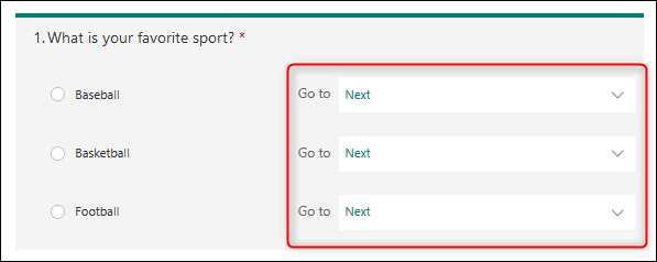 How to Add Branching in Microsoft Forms
