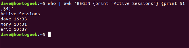 How to Use the awk Command on Linux