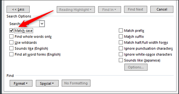 How to Search for Text in Word