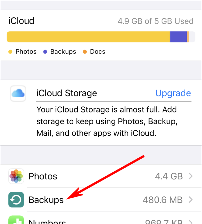ipad icloud backup