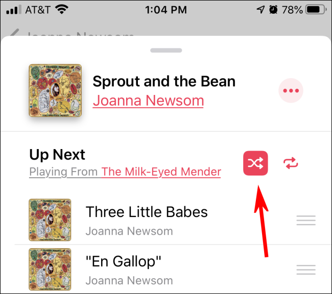ipod symbols shuffle repeat