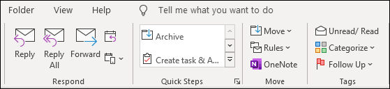 How to Toggle Outlook Between Touch and Mouse Mode