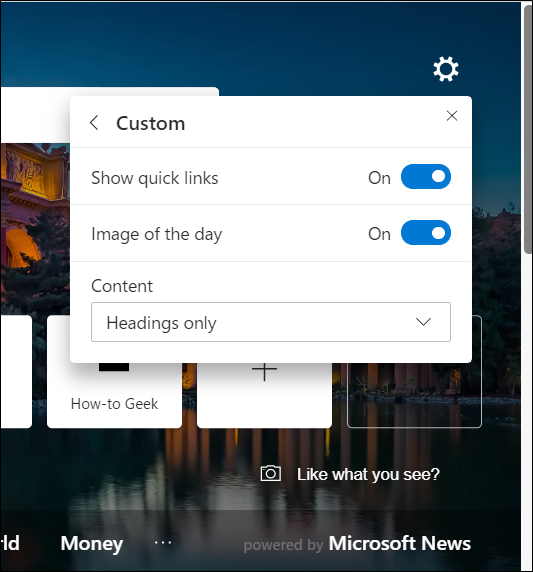 How to Customize Microsoft Edge's New Tab Page