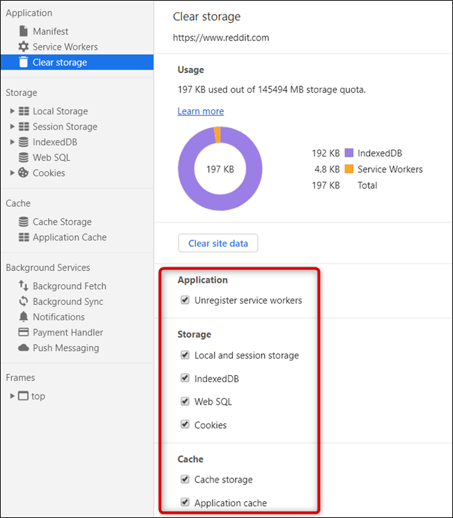 How to Clear Storage and Site Data for a Single Site on Google Chrome