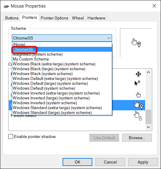 How to Change Your Mouse Cursor Theme on Windows 10