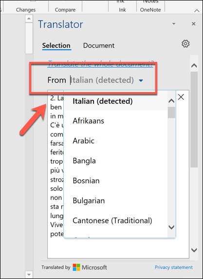 How to Translate a Word Document