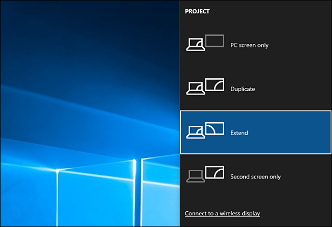 How to Control What Multiple Displays Do on Windows 10