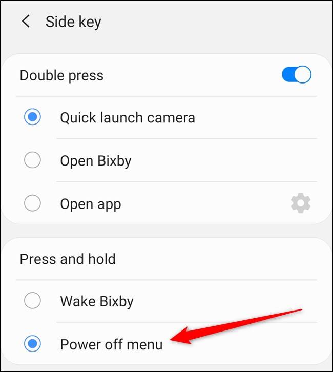 Samsung Galaxy S20: Change the Side Button to a Power Button