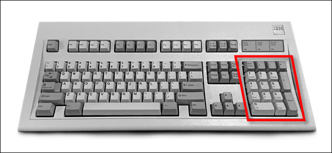 computer keyboard keys number