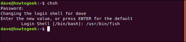 How to Change Your Default Shell on Linux with chsh