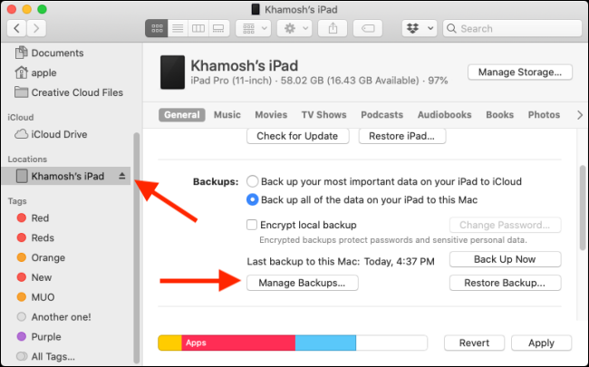 How to Delete iPhone and iPad Backups on a Mac