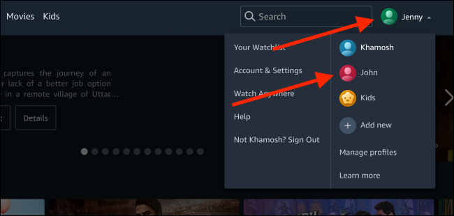 How to Add and Manage Amazon Prime Video Profiles