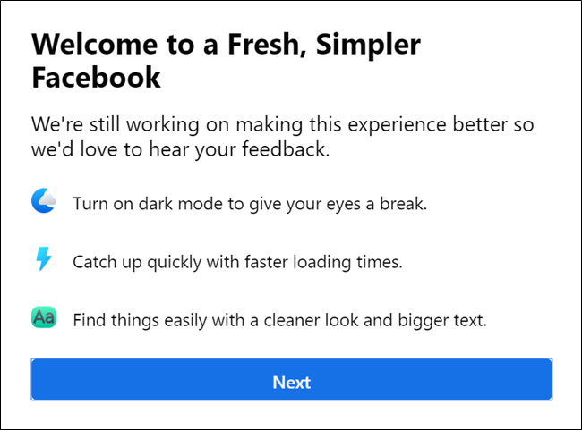 How to Switch to the New Facebook Desktop Interface