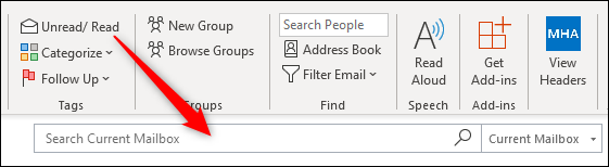 How to Use Microsoft Outlook's New Search Box