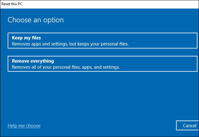 How to Use Windows 10's "Fresh Start" on the May 2020 Update